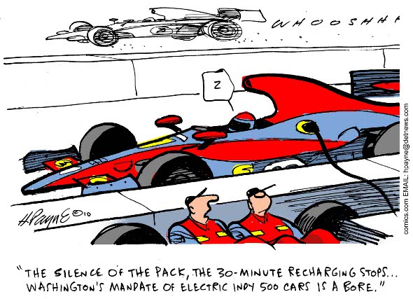 The 'Green' Indy 500 (CARTOON)
