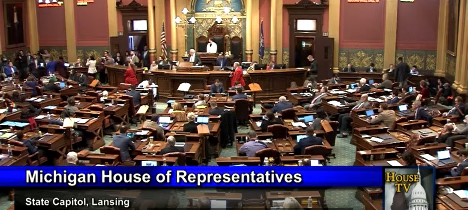 Michigan House passes right-to-work repeal in party-line vote ...